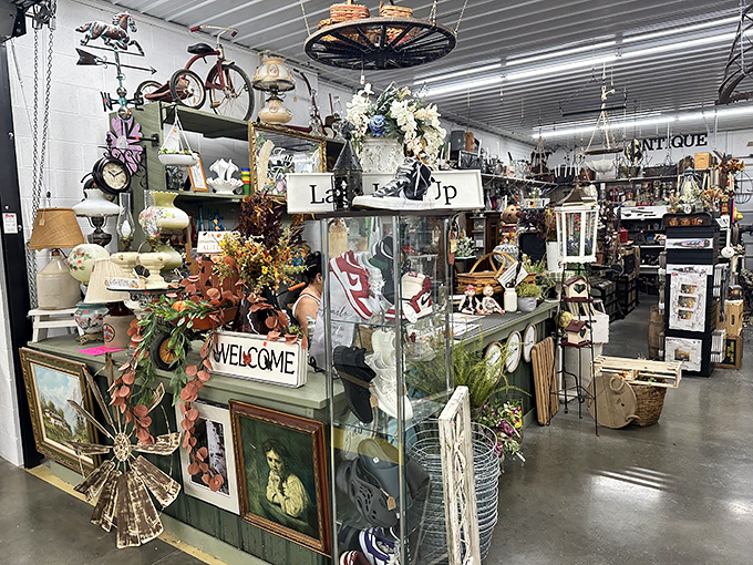 A treasure trove of nostalgia where vintage finds wait patiently for someone to exclaim, "My grandmother had one just like this!"