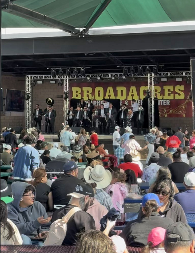 Live music transforms shopping into celebration. Nothing says "authentic Vegas experience" like a mariachi band serenading your bargain hunt.