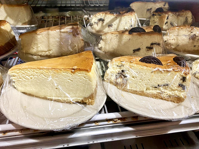 Cheesecake that makes you understand why people write songs about New York. Dense, creamy, and worth every delicious calorie.