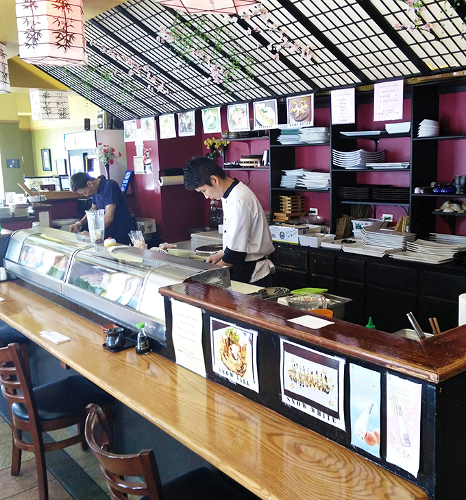 Behind the sushi counter, culinary artisans work with the focus and precision of Olympic athletes. Their canvas? Your dinner plate.