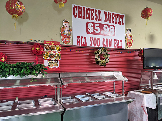 The $5.99 Chinese buffet &ndash; where expectations should be managed but adventures await. Sometimes the best stories come from the most unexpected culinary corners.