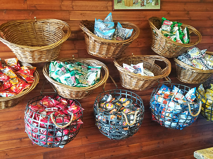 Chip selection at Jimmie's is serious business&mdash;these baskets of crunchy companions are the perfect supporting cast for the star of the show.