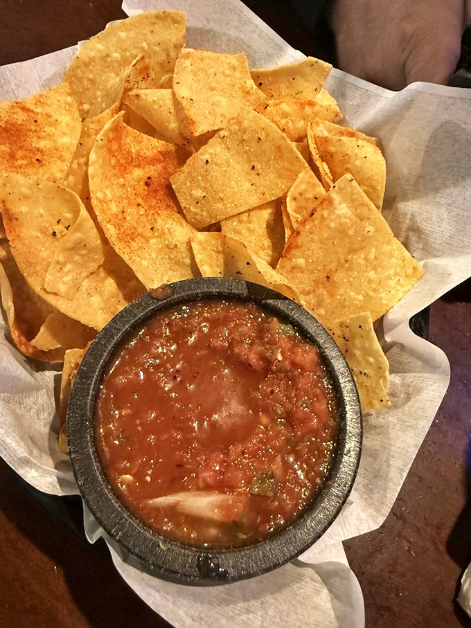 House-made chips and salsa that remind you why the classics became classics. Simple ingredients transformed into something magical.