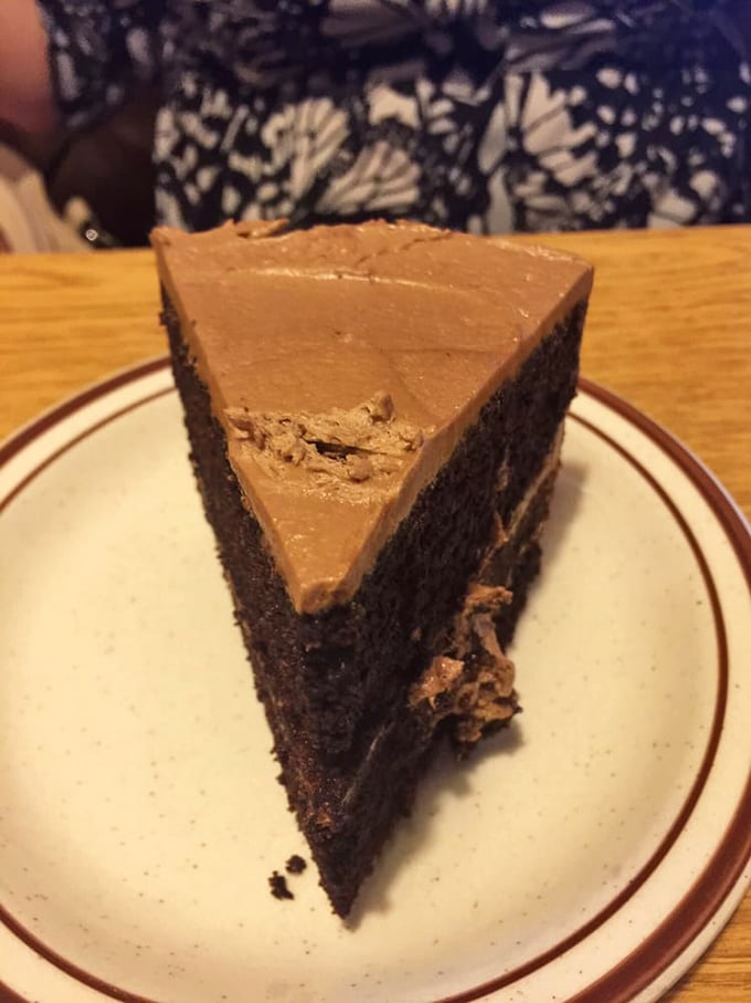 Not just chocolate cake, but a testament to the power of butter, sugar, and cocoa to make Monday feel like Saturday night.