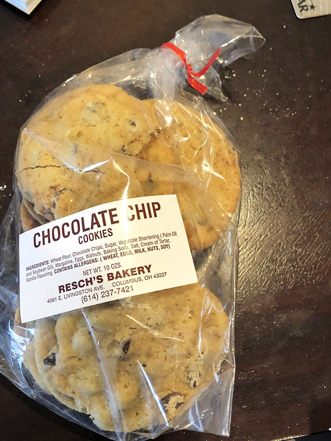 Chocolate chip cookies that look like they were baked with the perfect ratio of "grandma's recipe" to "scientific precision" for optimal chocolate distribution.