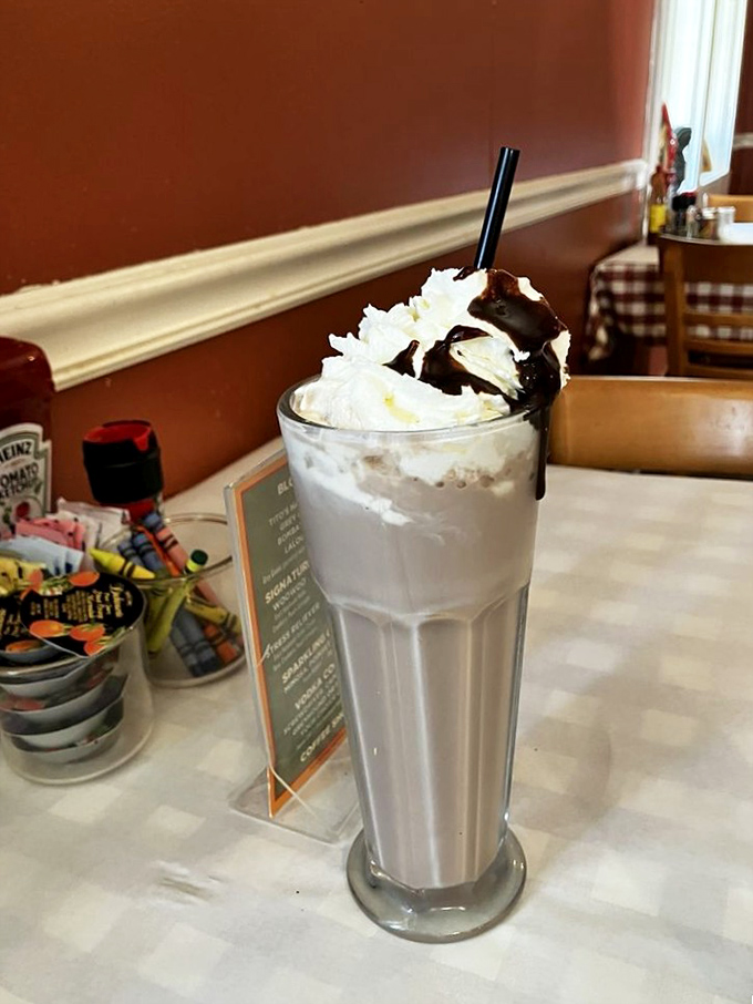 This milkshake isn't just a drink&mdash;it's a towering monument to the belief that sometimes dessert for breakfast is the right decision.