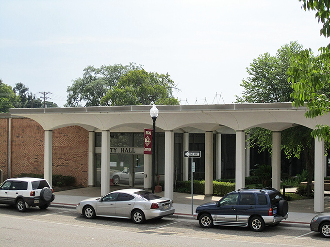 Minden's City Hall balances small-town accessibility with architectural dignity. Government buildings that don't make you feel small&mdash;imagine that.