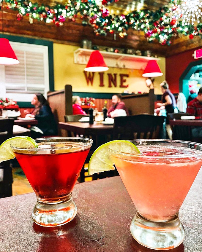 Martinis garnished with lime&mdash;liquid artwork that signals the official beginning of vacation mode, regardless of what your calendar says.