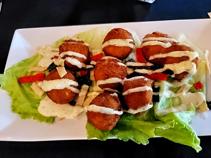 These golden-fried bites drizzled with sauce aren't just appetizers&mdash;they're edible exclamation points that announce "dinner is about to get interesting!"