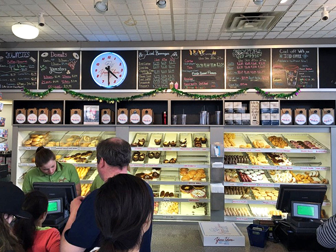 Where decisions of monumental importance are made daily. "Chocolate glazed or cinnamon twist?" has stumped greater minds than yours.