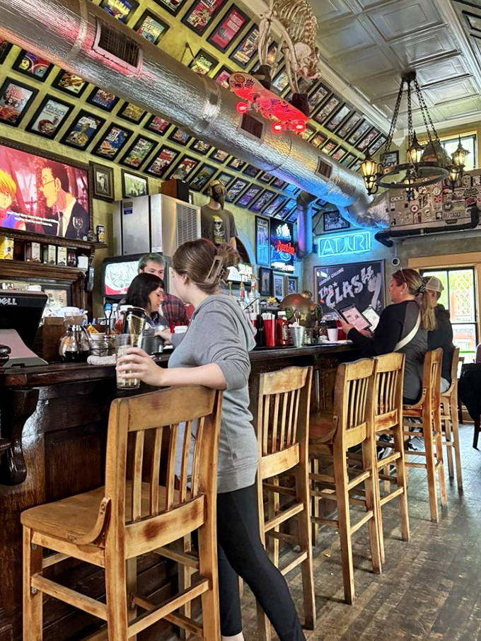 Chattanooga's breakfast faithful gather at the altar of good food and better company. The wooden chairs have heard countless morning confessions.