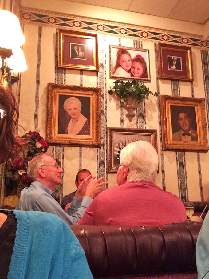 Multi-generational dining at its finest. The walls aren't just decorated with photos&mdash;they're witnessing new memories being made every day.