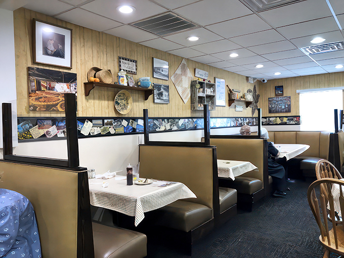 A dining room where strangers become temporary family, united by the universal language of "pass the gravy, please."