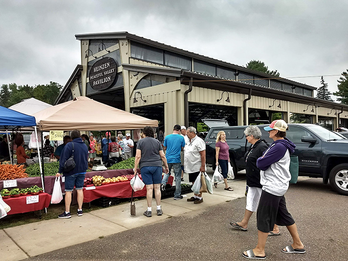 Farmers market day brings the community together &ndash; where vegetables have dirt credentials and conversations matter as much as commerce.