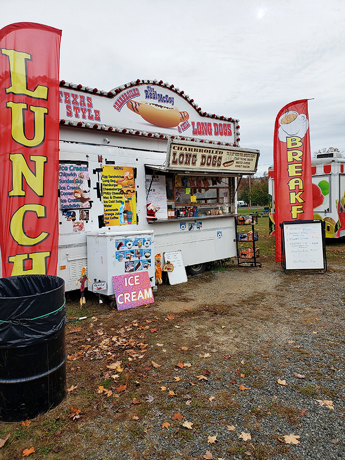 The market's food vendors ensure treasure hunters stay fueled. Nothing enhances bargaining skills quite like a proper hot dog.