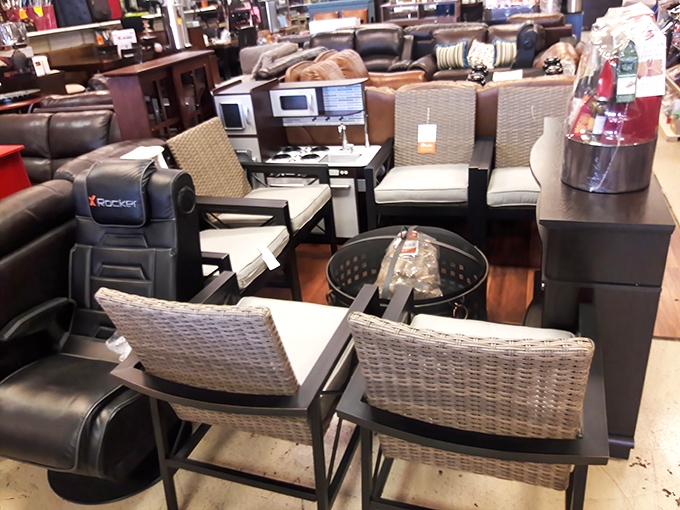 Furniture finds that range from "grandma chic" to "bachelor pad essential"&mdash;all priced for the budget-conscious decorator.