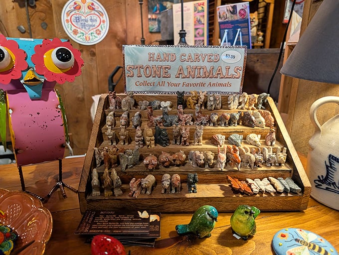 The gift shop offers tiny ambassadors of maple goodness, ensuring the Parker's experience follows you home. 