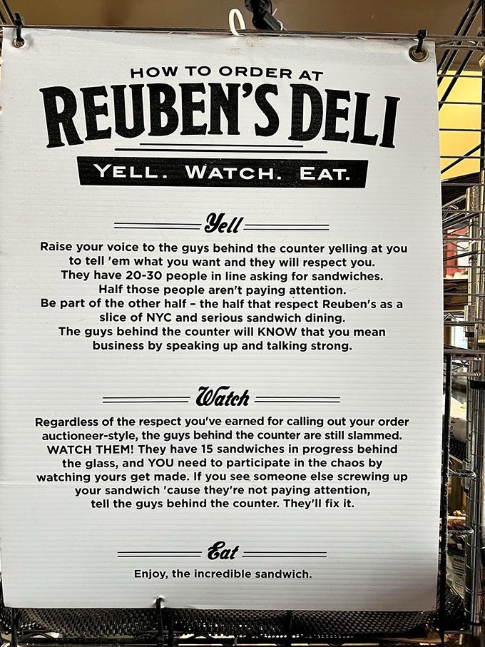 The "How to Order" sign isn't just instructions&mdash;it's an initiation into the beautiful chaos of authentic deli culture.
