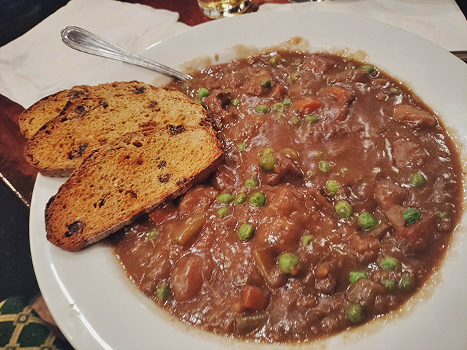 Guinness beef stew &ndash; where beer and beef slow dance together until they're inseparable, creating a symphony of savory satisfaction.