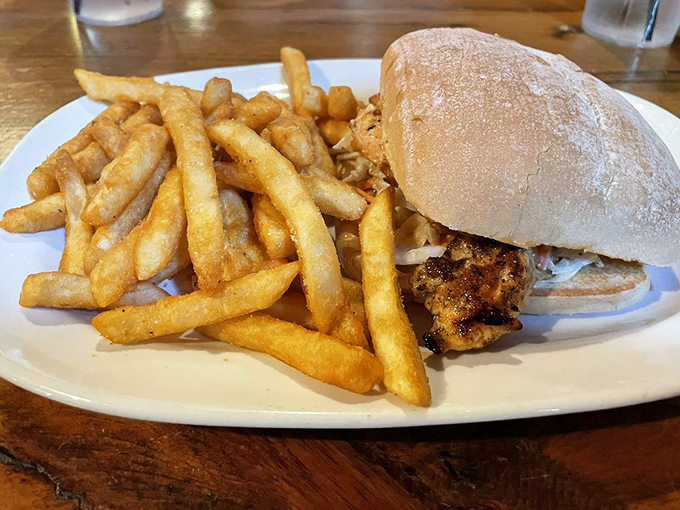 This honey sriracha chicken sandwich brings the sweet-heat balance that makes you wonder if you've been eating sandwiches wrong your entire life.