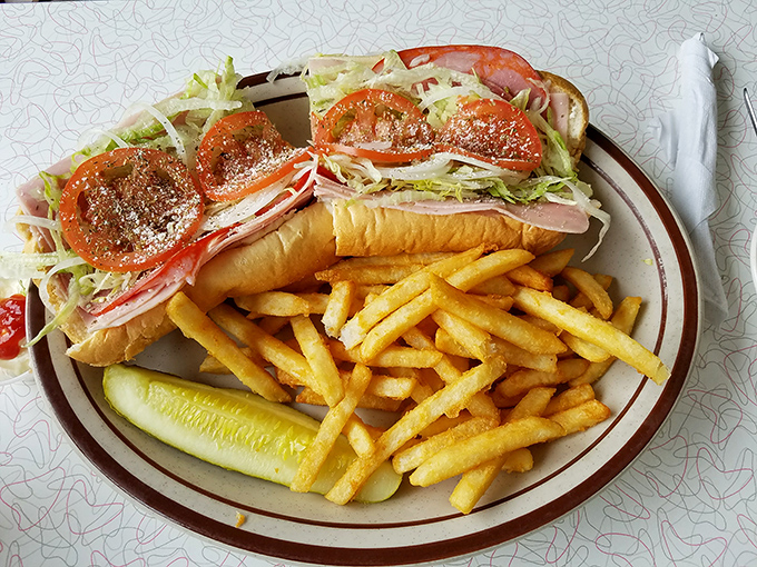 The Italian sub that makes other sandwiches feel inadequate. Those fries aren't just a side&mdash;they're essential supporting actors in this meal's performance.