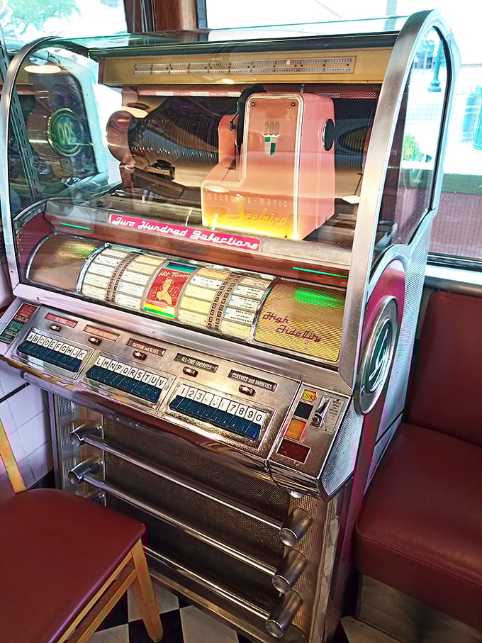 This vintage jukebox isn't just decoration&mdash;it's a time machine that transports you to an era when songs cost a nickel and problems seemed simpler.