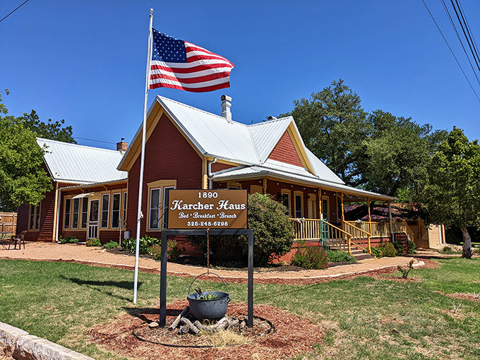 The Karcher Haus stands as a testament to German influence in Hill Country, offering hospitality with a side of Texas-meets-Bavaria charm.