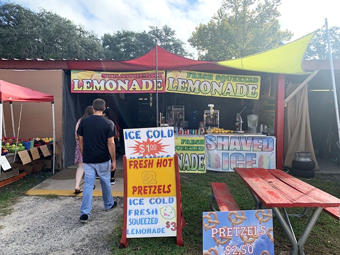Nothing says "authentic market experience" like fresh-squeezed lemonade that makes store-bought versions taste like distant, artificial cousins.