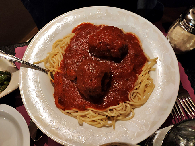 Spaghetti and meatballs done right is like a warm hug from an Italian grandmother you never knew you had.