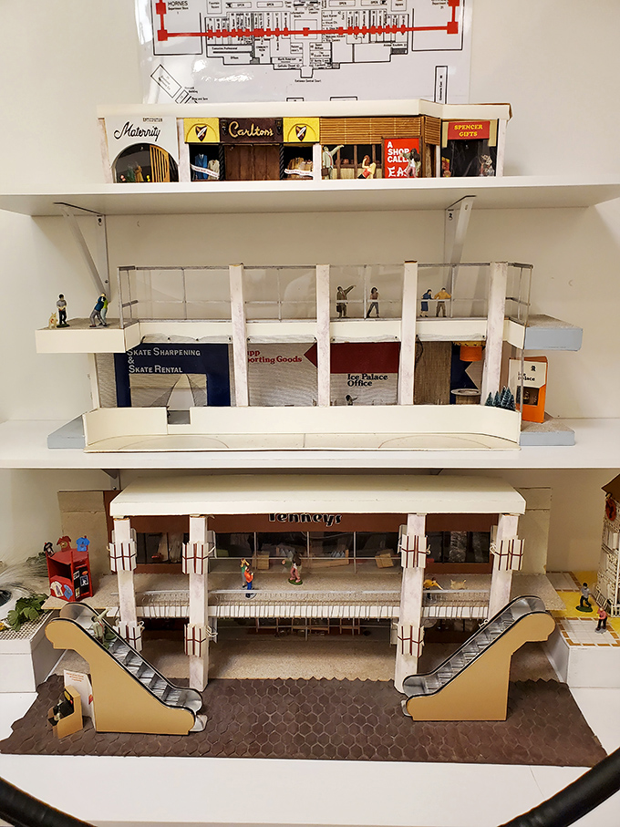 This meticulously crafted miniature of Monroeville Mall recreates the iconic "Dawn of the Dead" setting down to the smallest details.