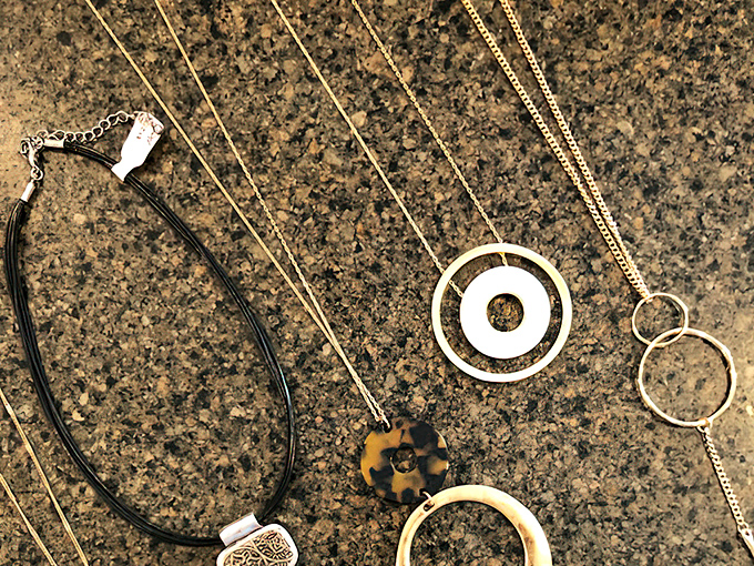 Jewelry that tells stories&mdash;each pendant and chain waiting for the right neck to continue its journey through style history.