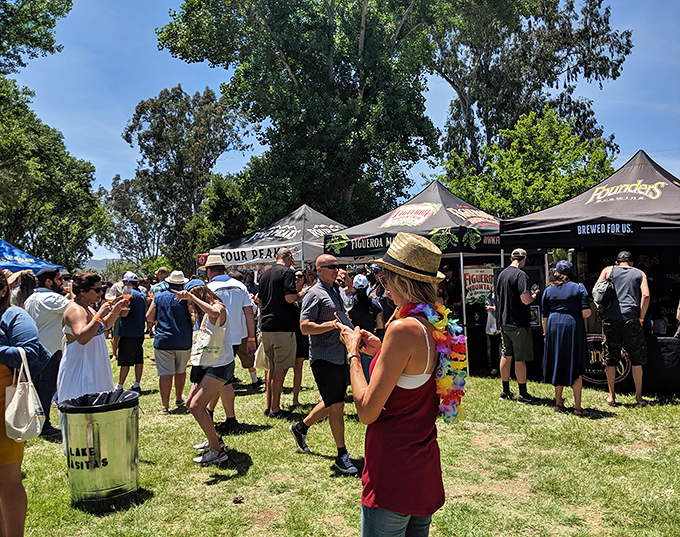 Wine festivals in Ojai mean sunshine, local vintages, and conversations with strangers who quickly become friends. Cheers to that!
