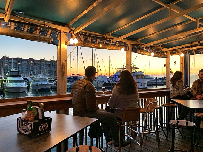 Sunset dining that makes you believe in magic again. Golden hour transforms the marina into a painting you can't stop staring at.