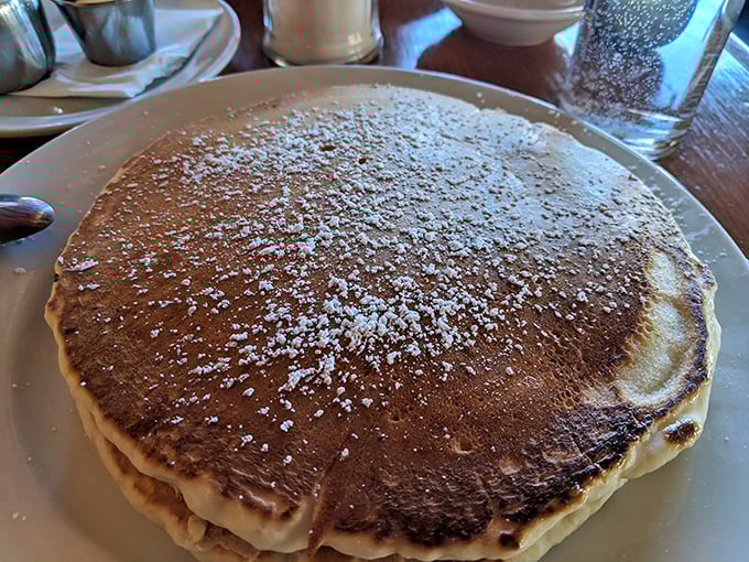 This pancake isn't just breakfast, it's an edible security blanket &ndash; comforting, familiar, and exactly what you need on a rainy Oregon morning.