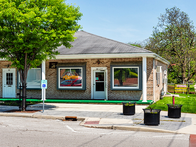 Pisanello's Pizza has been satisfying Waterville's pizza cravings for generations in this unassuming brick building that smells of heaven.