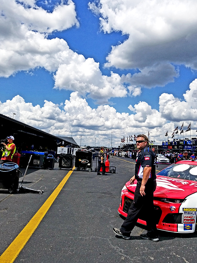 Race day intensity captured in a single frame &ndash; where split-second decisions separate champions from the pack.