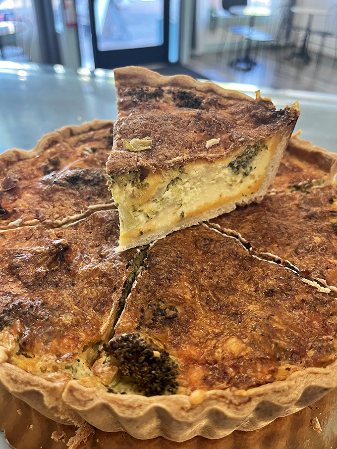 This quiche doesn't mess around&mdash;golden crust cradles a savory filling that's somehow both substantial and light as a cloud.