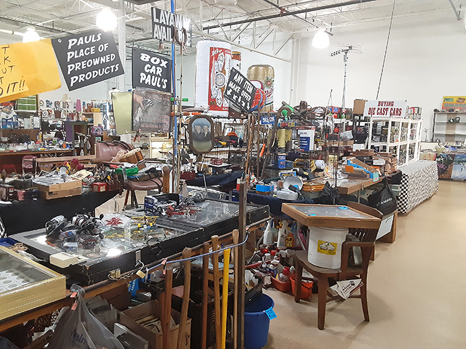 Organized chaos at its finest&mdash;a true treasure hunter's paradise. What looks like random clutter to some is a goldmine of possibilities to others.