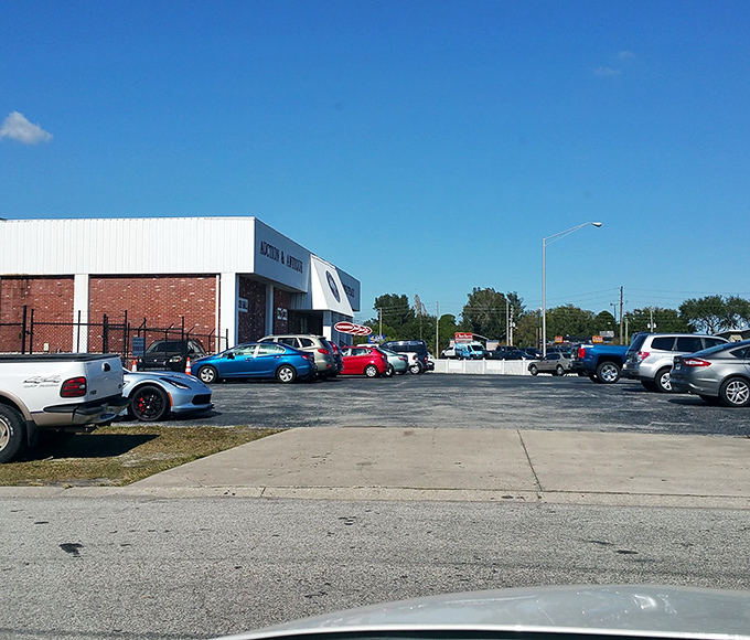 The packed parking lot is the first clue you've found something special. Florida's treasure hunters know where the good stuff hides.