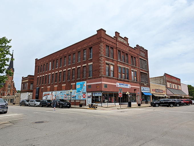 Brick buildings with character anchor Pontiac's downtown, where history isn't relegated to museums but remains part of everyday life and commerce.