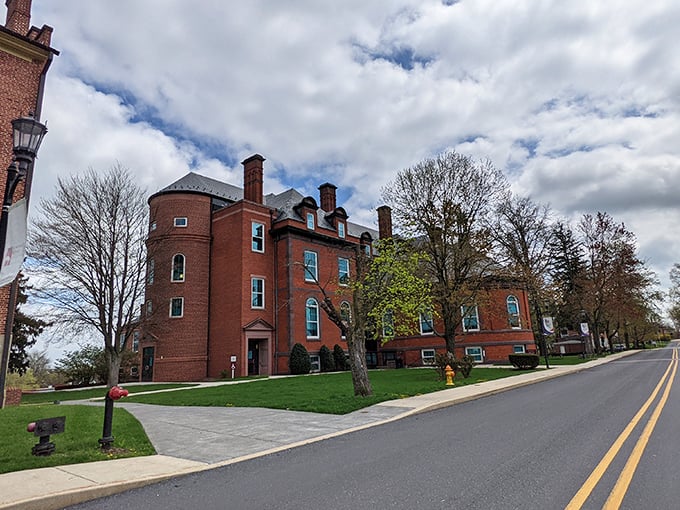 Stately brick buildings line Gettysburg's streets like architectural sentinels. This town wears its history with dignified pride and remarkable preservation.