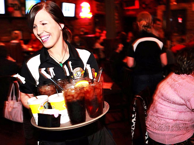 Service with a genuine smile makes everything taste better. When your server enjoys their job, you'll enjoy your meal twice as much.