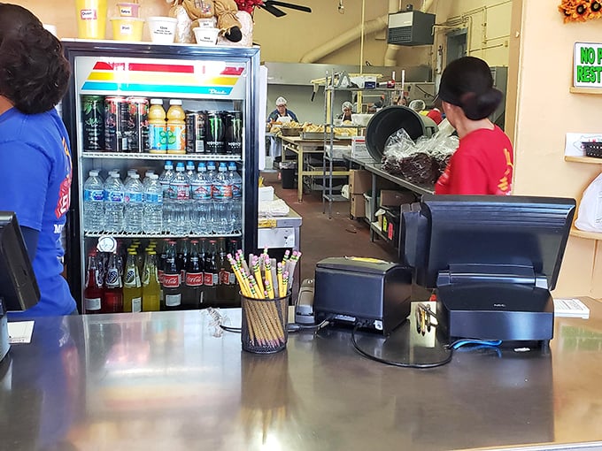 At the register, patience is rewarded. These aren't fast food transactions—they're brief relationships built on a mutual appreciation for authenticity.