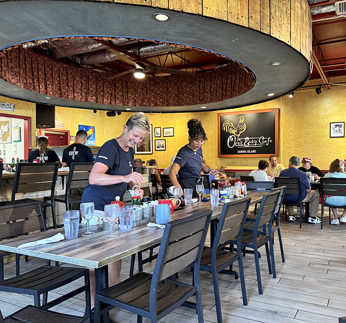 The staff moves with the choreographed precision of breakfast ballet dancers, turning eggs and expectations into something extraordinary.