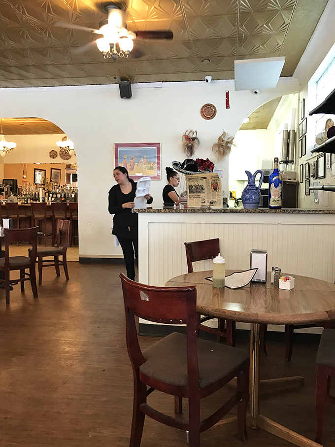 The staff moves with the practiced efficiency of people who know their craft. In the restaurant world, this kind of teamwork is its own art form.