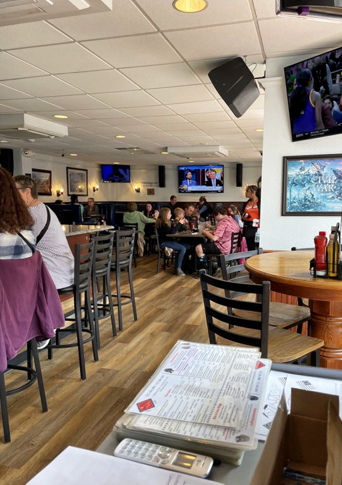 The dining room buzzes with the energy of satisfied customers&mdash;proof that good food brings people together better than any historical treaty.