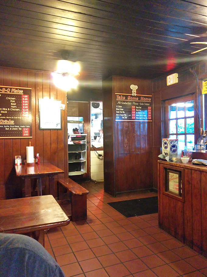 No-nonsense interior where the menu boards have likely outlasted several presidential administrations.