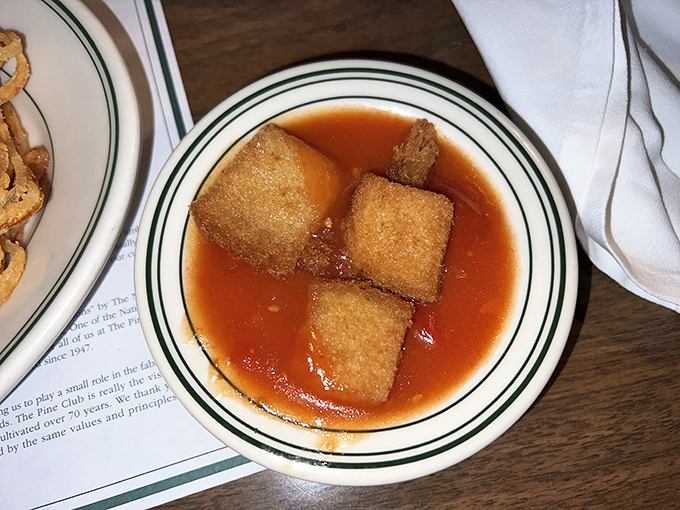 Stewed tomatoes that your grandmother would approve of&mdash;slightly sweet, deeply savory, and the perfect complement to those legendary hash browns.