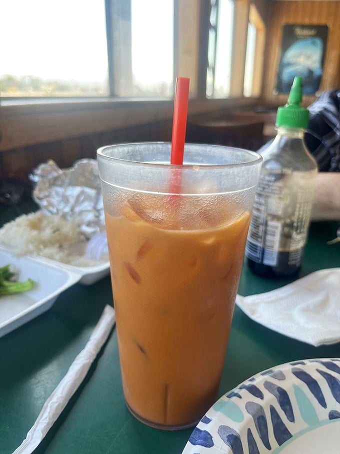 The legendary Thai iced tea&mdash;creamy, sweet, and strong enough to counterbalance even the spiciest dishes on the menu.