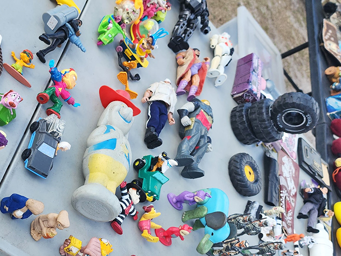 Tiny plastic time machines transport you back to childhood Saturday mornings. These action figures have seen less action lately, but their adventures aren't over yet.